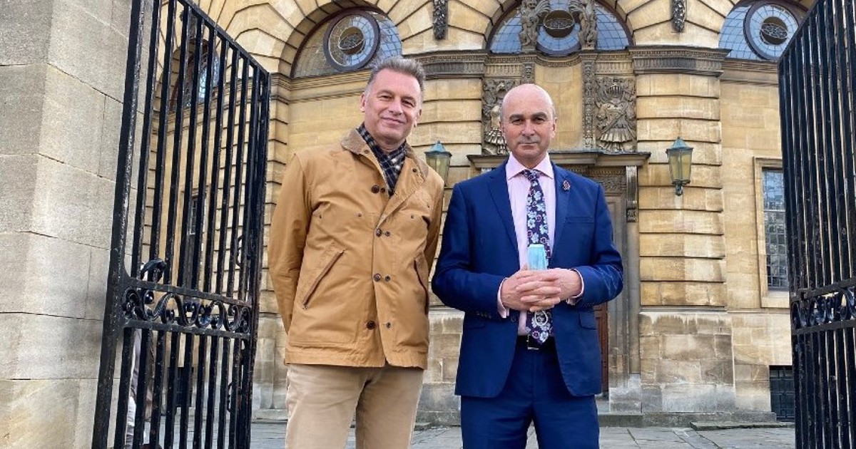 Chris Packham Honours Compassion Founder Peter Roberts